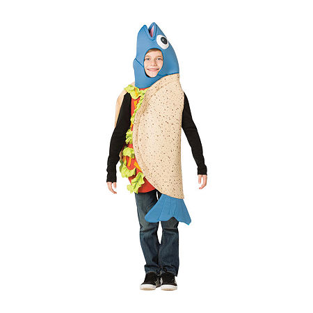Click here for Little & Big Kid Unisex Fish Taco Costume  M/l - 7... prices