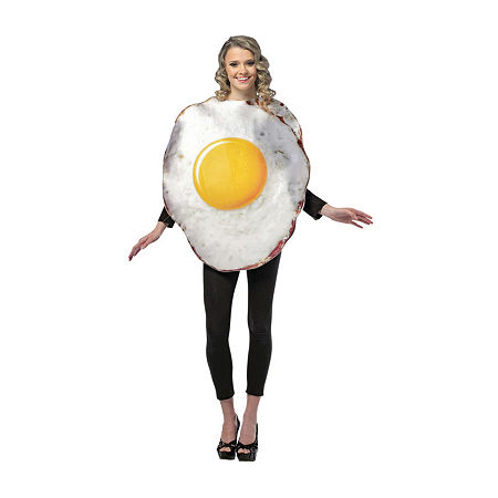 Click here for Unisex Adult Egg Fried Costume  Large  White prices