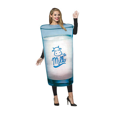 Click here for Unisex Adult Get Real Milk Costume  Large  White prices