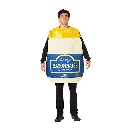 Click here for Unisex Adult Mayonnaise Costume  Large  White prices