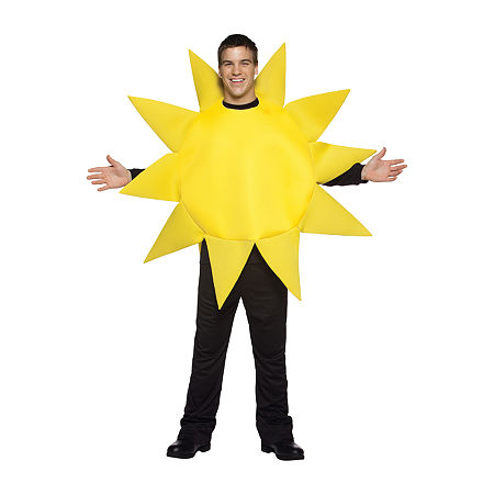 Click here for Unisex Adult Sunny Day Costume  Large  Yellow prices