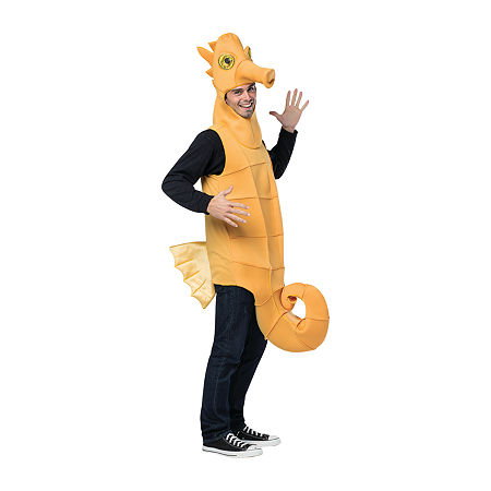 Click here for Unisex Adult Seahorse Costume  Large  Beige prices