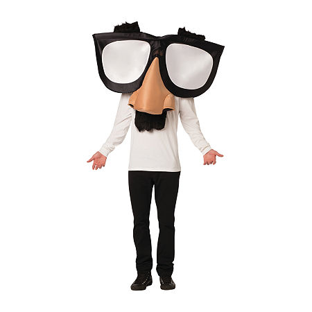 Click here for Unisex Adult Funny Nose Glasses Costume  Large  Bl... prices