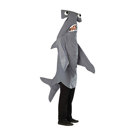 Click here for Unisex Adult Hammerhead Shark Costume  Large  Gray prices