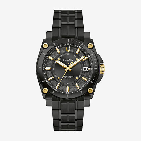 Click here for Bulova Mens Precisionist Icon Black-Tone Stainless... prices