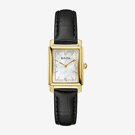 Click here for Bulova Womens Classic Sutton Diamond Accent Black... prices