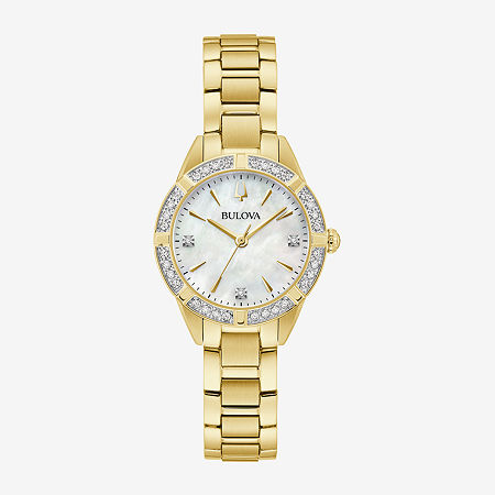 Womens Bulova Sutton Gold tone Bracelet Watch - 98R297