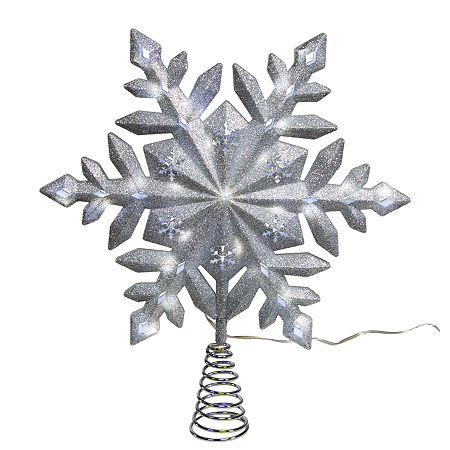 Click here for Kurt S. Adler 25-Light LED Glittered Snowflake Tre... prices