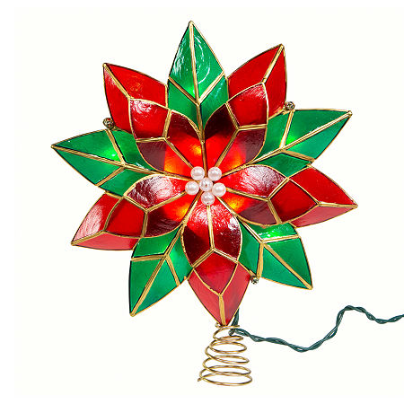 Click here for Kurt S. Adler UL 10-Light Red & Green Poinsettia T... prices
