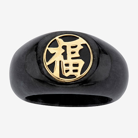 Click here for Fortune Womens Genuine Black Jade 10K Gold Cocktai... prices