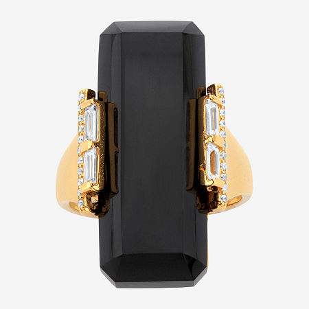 Click here for Womens Genuine Black Onyx 18K Gold Over Silver Coc... prices