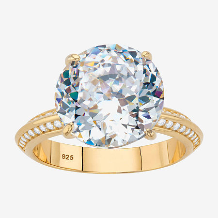 Click here for Diamonart Womens Cubic Zirconia 18K Gold Over Silv... prices