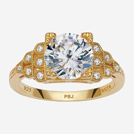Click here for Diamonart Womens 3 CT. T.W. Cubic Zirconia 14K Gol... prices