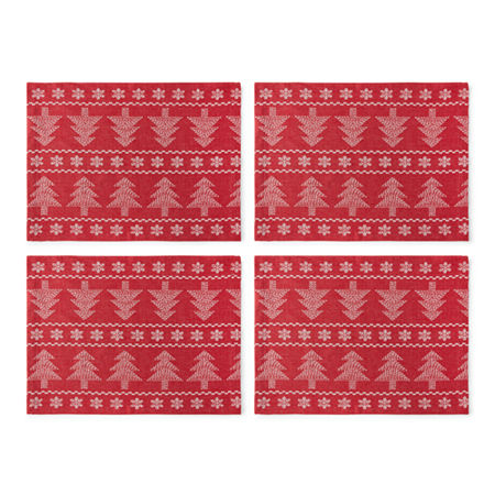 Click here for North Pole Trading Co. Nordic Christmas 4-pc. Plac... prices