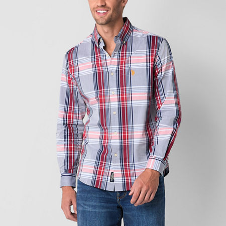 Click here for U.S. Polo Assn. Cotton Stretch Poplin Mens Y Neck... prices