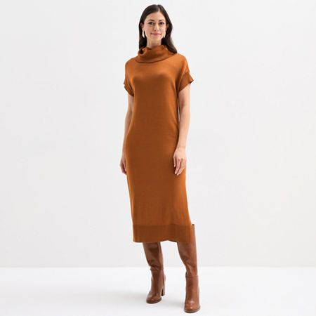Click here for Isabel & Nina Womens Short Sleeve Midi Sweater Dre... prices
