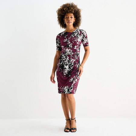 Click here for Connected Apparel Womens Short Sleeve Floral Sheat... prices