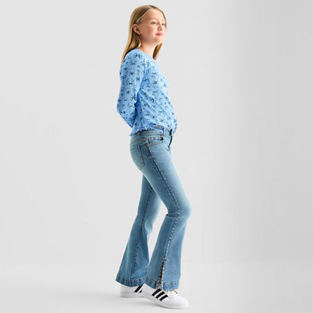 Click here for Thereabouts Little & Big Kid Girls Flare Leg Jean... prices