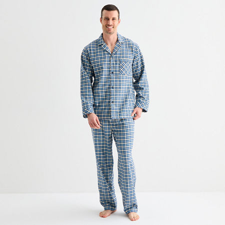 Click here for St. Johns Bay Mens Flannel Long Sleeve 2-pc. Pajam... prices