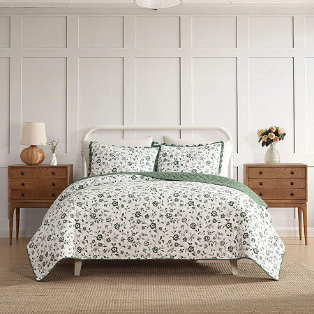 Laura Ashley Miranda Cotton Quilt Set