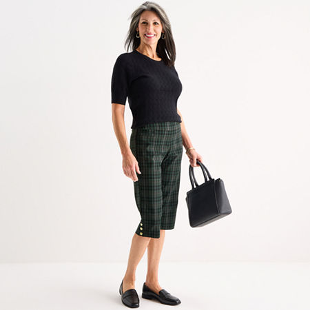 Click here for Liz Claiborne Alyssa Cropped Womens Straight Mid R... prices