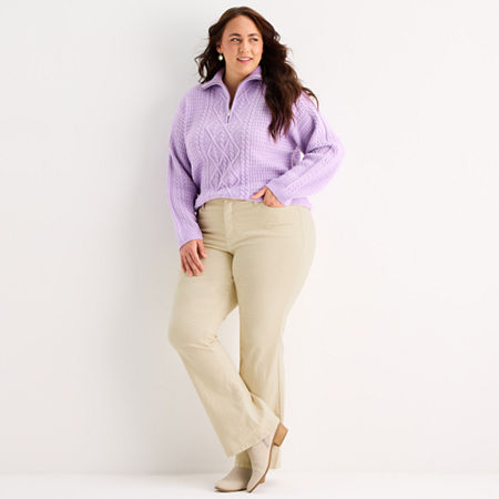 Click here for St. Johns Bay Womens Plus Mid Rise Bootcut Corduro... prices