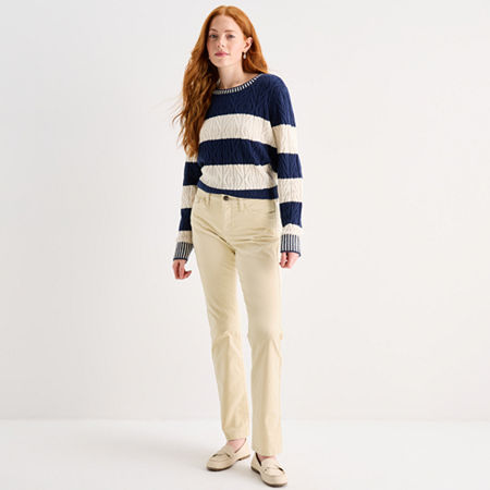 Click here for St. Johns Bay Womens Mid Rise Straight Corduroy Pa... prices