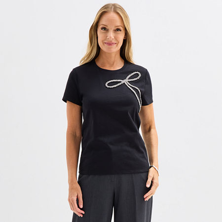 Click here for Liz Claiborne Womens Crew Neck Short Sleeve T-Shir... prices