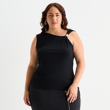 Click here for Bold Elements Womens Asymmetrical Neck Sleeveless... prices