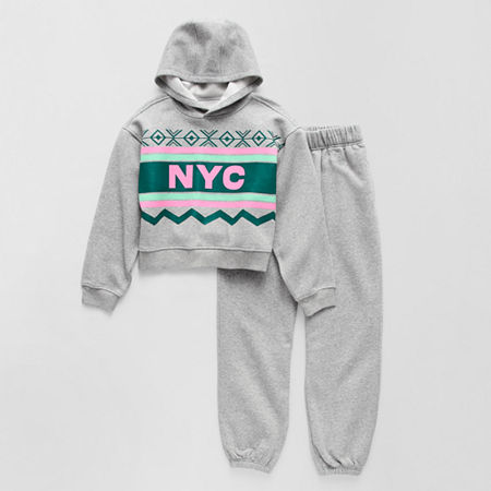 Click here for Xersion Fleece Little & Big Kid Girls 2-pc. Pant S... prices