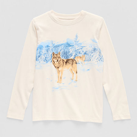 Click here for Thereabouts Little & Big Kid Boys Crew Neck Long S... prices