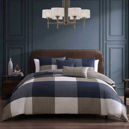 Bebejan Checkered 5pc. Reversible Comforter Set