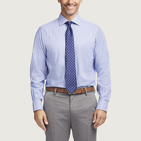 Click here for IZOD Royal Textured Mens Easy Care Wrinkle Free Lo... prices