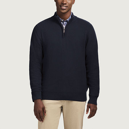 Click here for IZOD Honeycomb Mens Long Sleeve Quarter-Zip Pullov... prices
