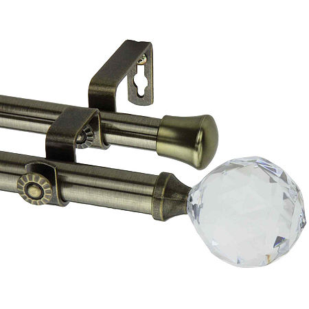 Click here for Rod Desyne Double 13/16 Adjustable Curtain Rod wit... prices