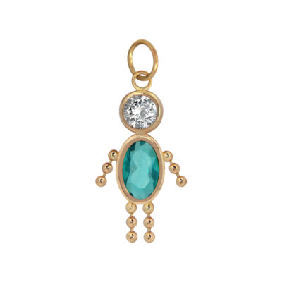 10K Gold December Birthstone Babies Boy Charm - JCPenney