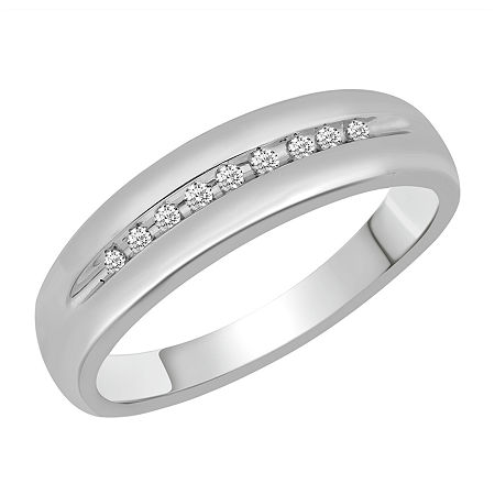 Click here for Mens 1/10 CT. T.W. Natural Diamond 10K White Gold... prices
