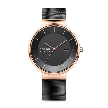 Click here for Bering Mens Black Stainless Steel Bracelet Watch 1... prices