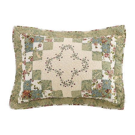 Click here for Modern Heirloom Olivia Sham  King - Green prices