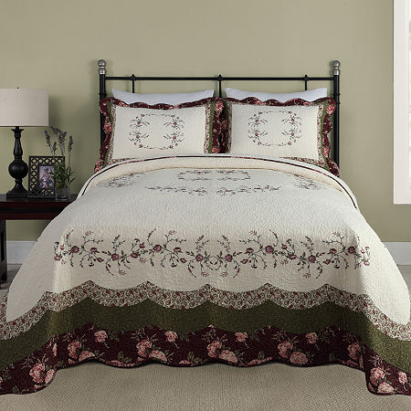 Click here for Modern Heirloom Brooke Bedspread  One Size  White prices