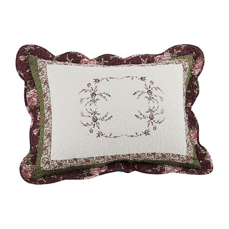 Click here for Modern Heirloom Brooke Pillow Sham  One Size  Whit... prices