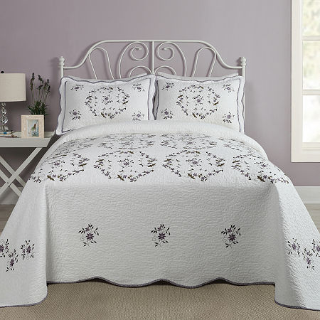 Click here for Modern Heirloom Gwen Bedspread  One Size  White prices