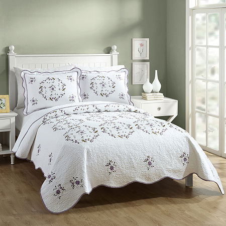 Click here for Modern Heirloom Gwen 3-pc. Reversible Quilt Set  O... prices