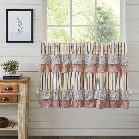 Click here for Vhc Brands Kaila Ticking Stripe 2-pc. Rod Pocket W... prices
