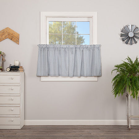 Click here for Vhc Brands Sawyer Ticking 2-pc. Rod Pocket Window... prices