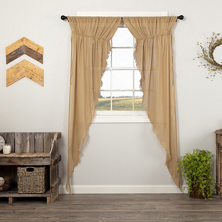 Click here for Vhc Brands Tobacco Cloth Prairie Rod Pocket Sheer... prices