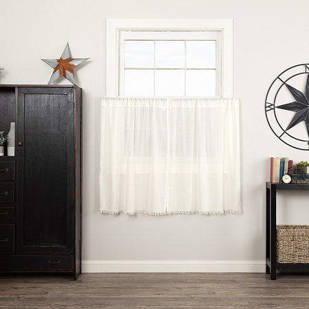 Click here for Vhc Brands Tobacco Cloth 2-pc. Rod Pocket Window T... prices
