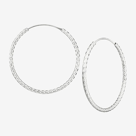 Click here for Silver Treasures Womens Sterling Silver 40mm Round... prices