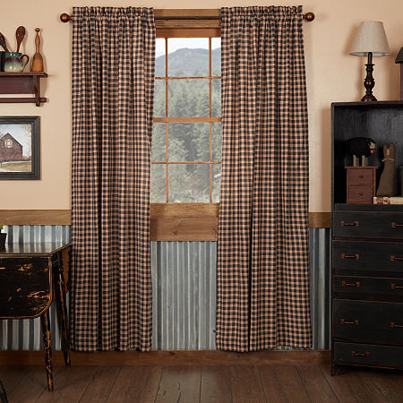 Click here for Vhc Brands Bingham Star Plaid Rod Pocket Light-Fil... prices