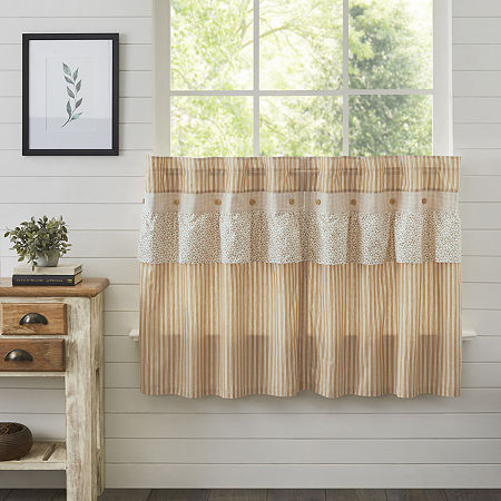 Click here for Vhc Brands Camilia 2-pc. Rod Pocket Window Tier  O... prices